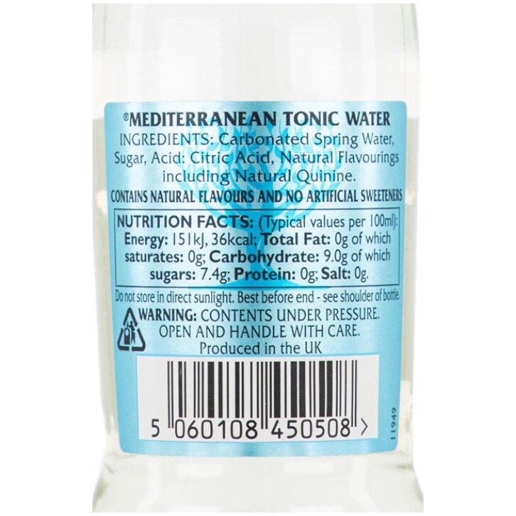 Apa Tonica Fever Tree, Mediterranean, 24 x 0.2l - eMAG.ro