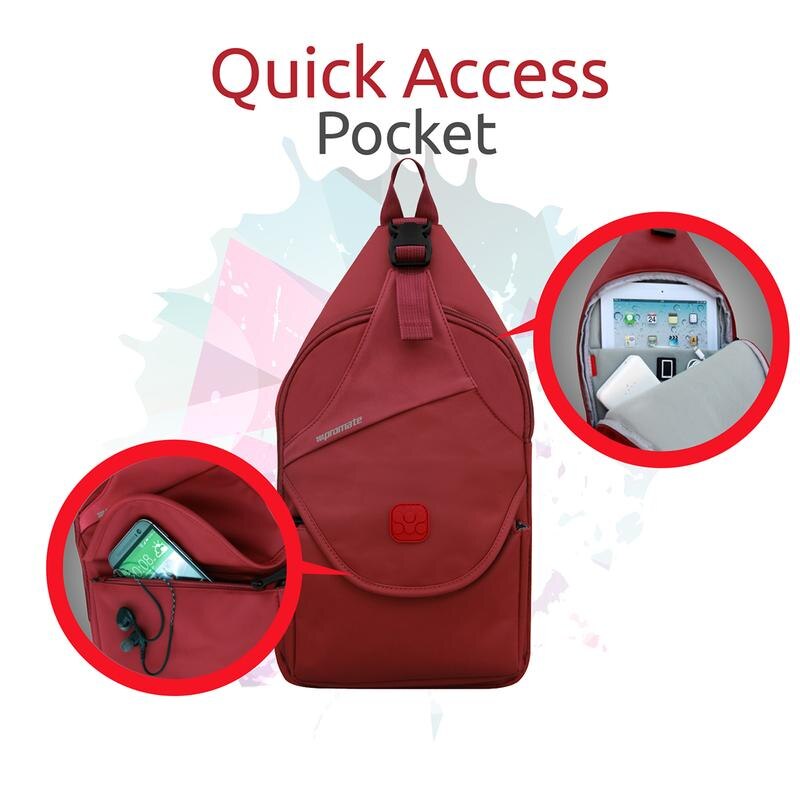 Geanta Premium ultra usoara, PROMATE Sling Bag, rucsac pentru tableta ...
