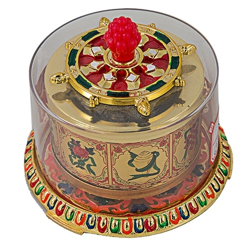 Roata dorintelor Tibetana cu cele 8 obiecte norocoase remediu Feng Shui ...