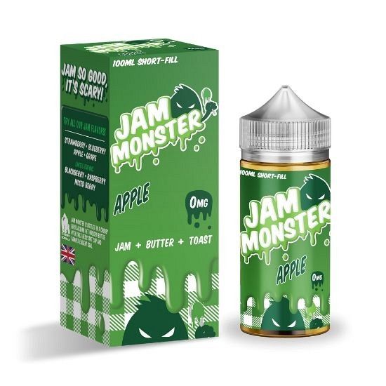 Lichid Jam Monster - Apple ,100ml ,0mg/ml - eMAG.ro