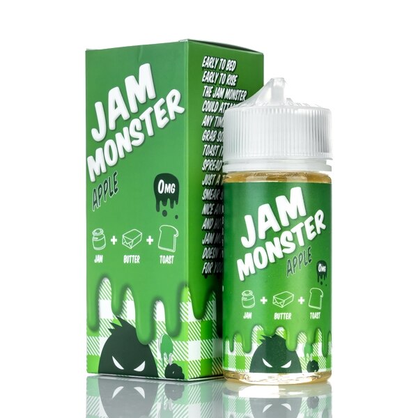 Lichid Jam Monster - Apple ,100ml ,0mg/ml - eMAG.ro