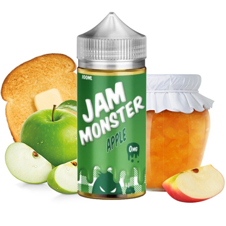 Lichid Jam Monster - Apple ,100ml ,0mg/ml - eMAG.ro