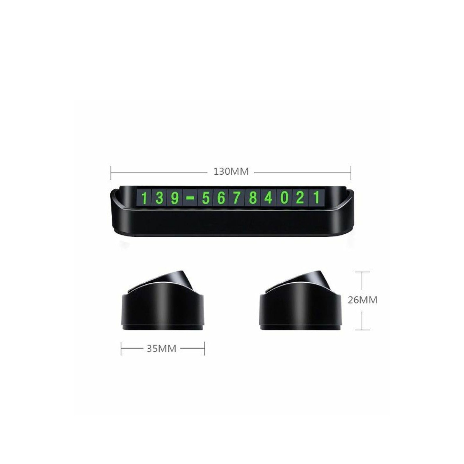 Suport afisaj numar telefon parcare temporara - eMAG.ro