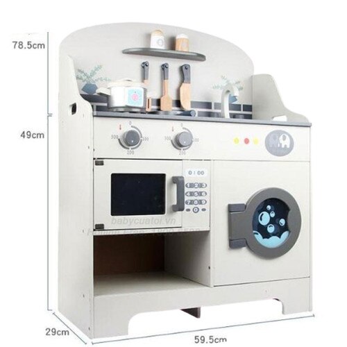 Jucarie din lemn, Bucatarie pentru copii Moderna Multifunctionala ...