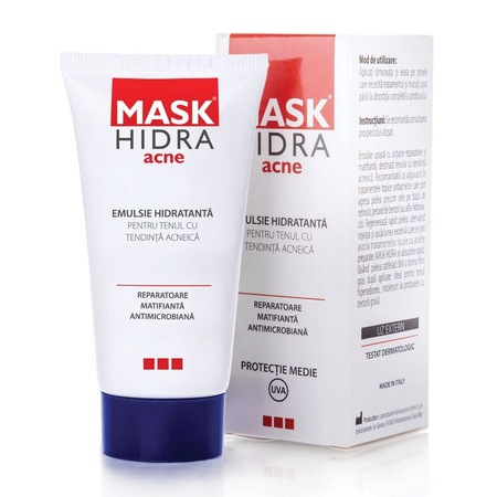 Emulsie hidratanta Mask Hidra Acne, 50 ml, Solartium Group - eMAG.ro
