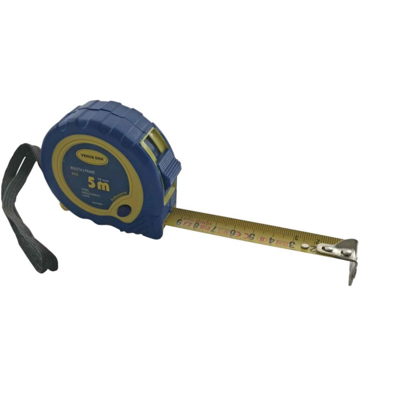 Ruleta profesionala cu 2 frane si magnet, 5 M X 19 MM - eMAG.ro