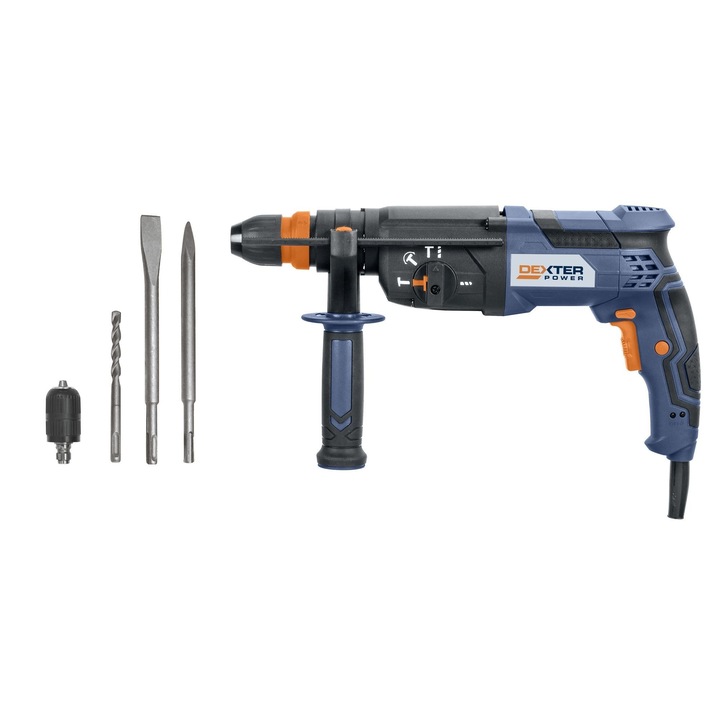 Ciocan rotopercutor Dexter Power IV, 800 W, 3 J - eMAG.ro
