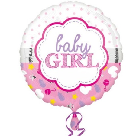 Balon folie, floare, baby girl - eMAG.ro