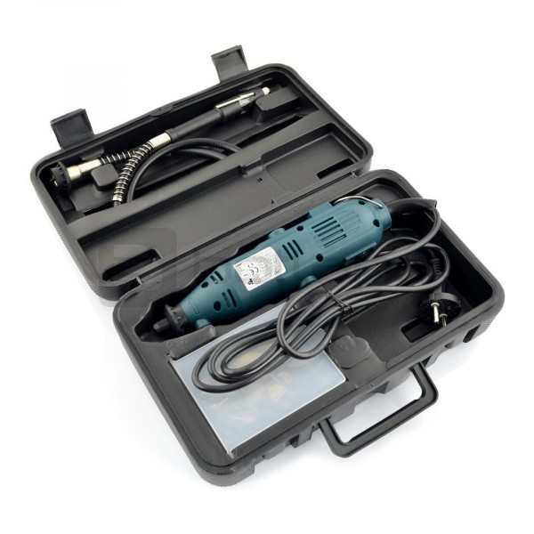 Set Mini freza electrica 135W + 40 accesorii, LUND 79314 - eMAG.ro