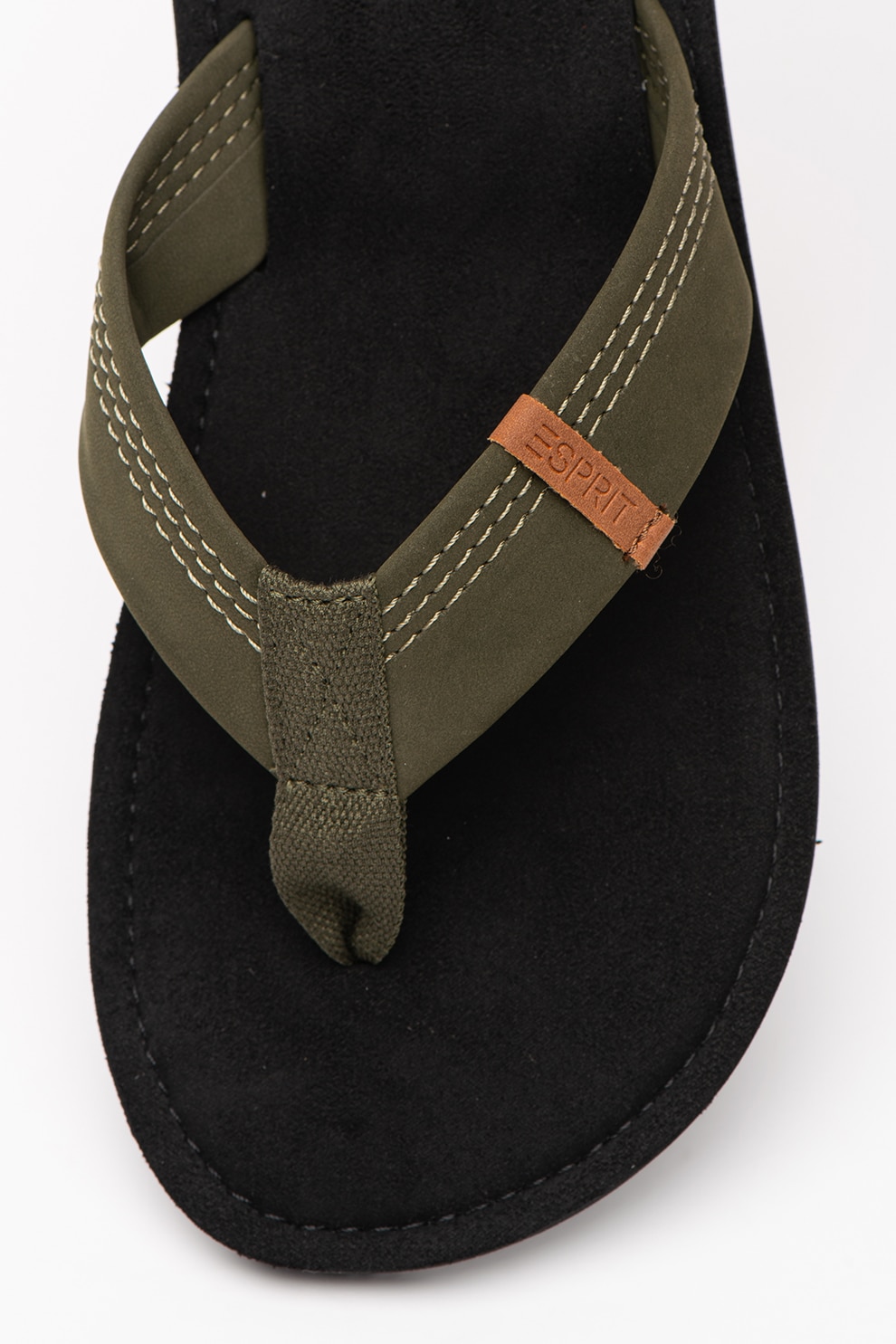 Esprit, Flip-flop papucs logós részlettel, Drapp, 46 - eMAG.hu