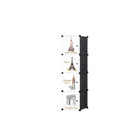 Dulap modular din plastic cu schelet metalic, D2701N, Monuments ...