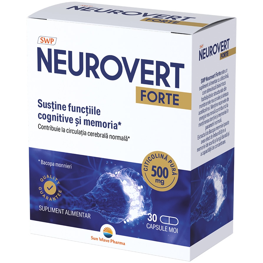 Supliment alimentar Neurovert Forte Sun Wave Pharma, 30 capsule - eMAG.ro
