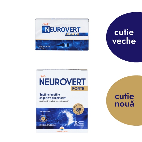 Neurovert Forte, Sun Wave Pharma, Extract de Bacopa monieri pentru ...