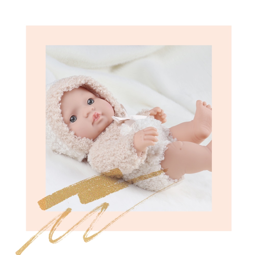 Papusa Mappy - Baby so lovely, Cute, alb/roz, 20 cm - eMAG.ro