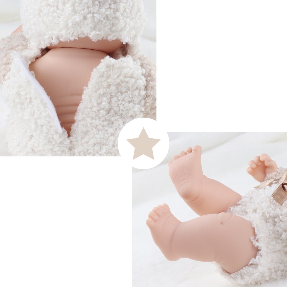 Papusa Mappy - Baby so lovely, Cute, alb/bej, 20 cm - eMAG.ro