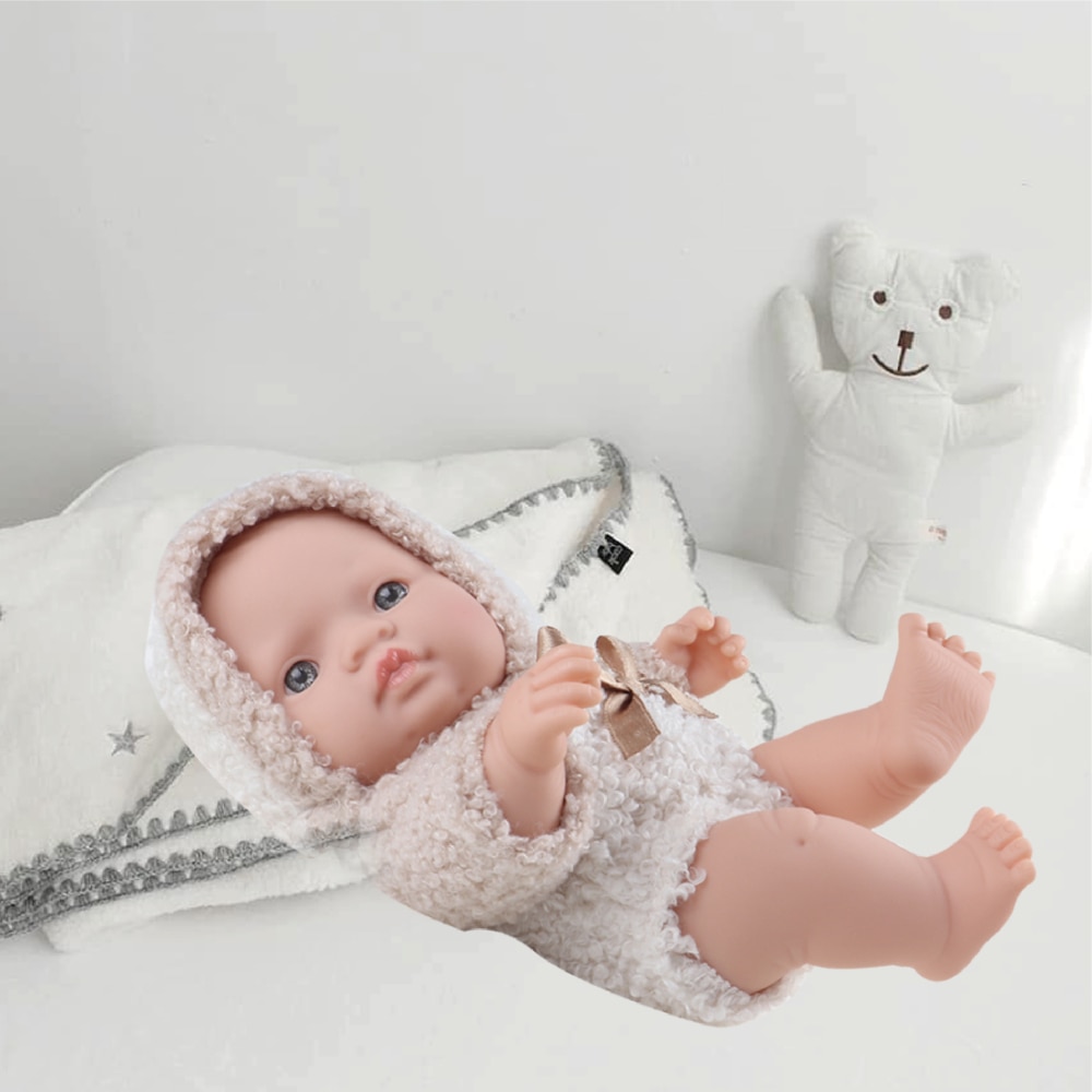 Papusa Mappy - Baby so lovely, Cute, alb/bej, 20 cm - eMAG.ro