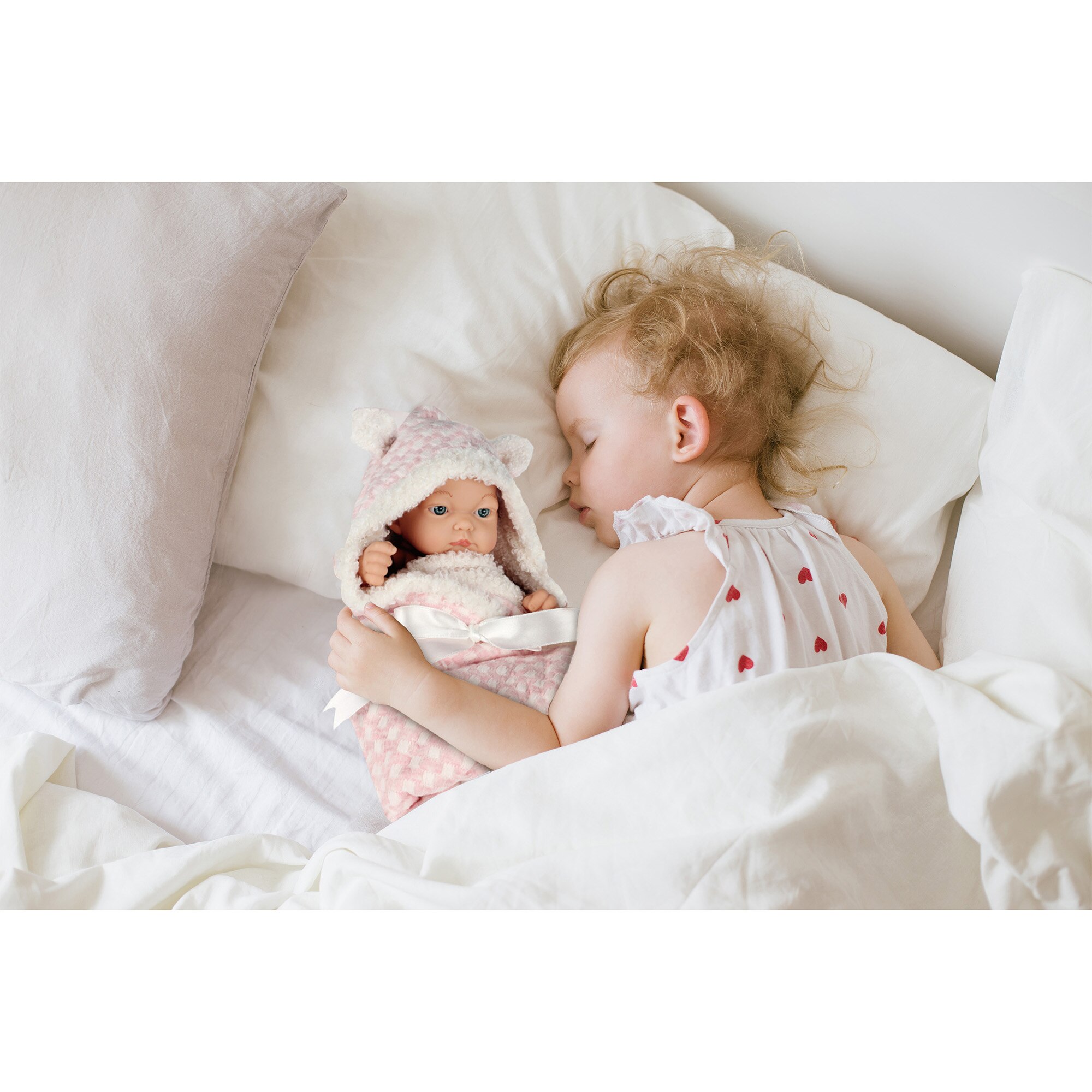 Papusa Mappy - Baby so lovely, cu paturica, roz, 25 cm - eMAG.ro