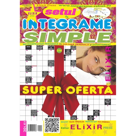 Setul de integrame simple, 250 pagini, 2020 - eMAG.ro