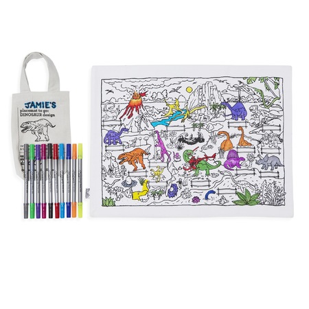 Set de colorat, eatsleepdoodle, Model dinozauri, Servet de masa ...