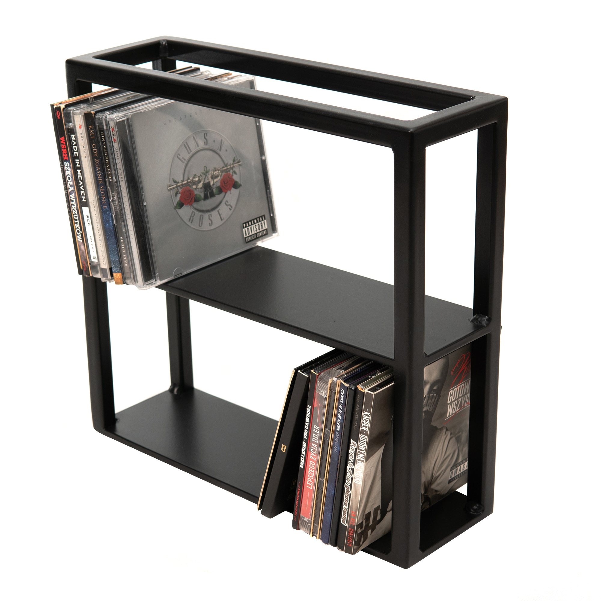 Suport pentru discuri NNLT, 30x32x10 cm, Negru mat - eMAG.ro