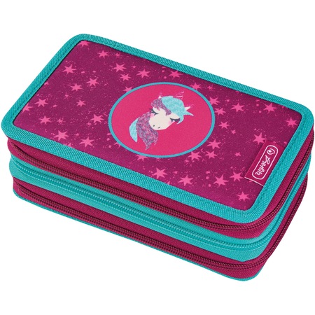 Penar Herlitz, echipat 3 compartimente 31 piese dimensiune 19x11,5x7cm ...