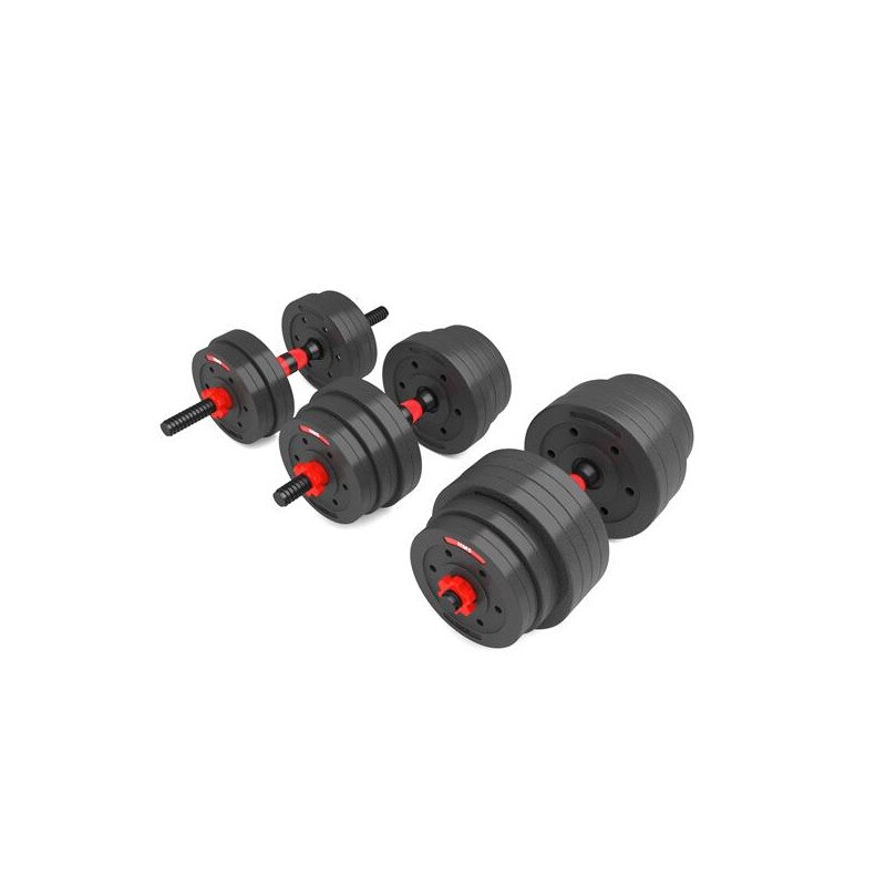 Set Haltera si Gantere Reglabile HMS SGP40 40 kg - eMAG.ro