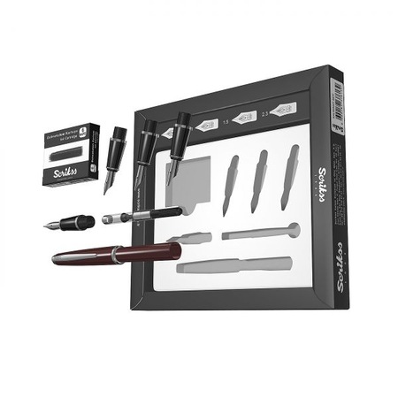 Комплект калиграфия Scrikss: Писалка Vintage 33 + 3 пера + конвертор ...