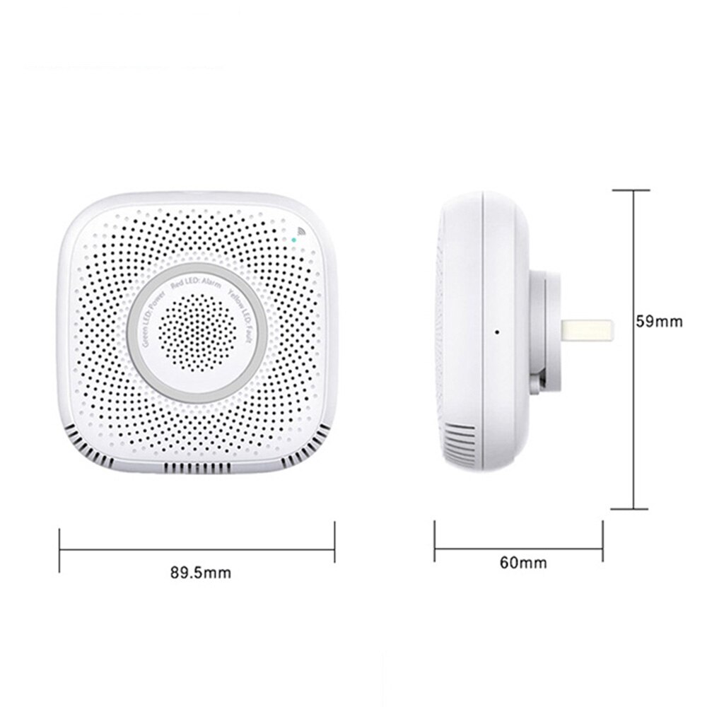 Senzor de gaz inteligent PNI SafeHome PT210G WiFi cu alertare vocala ...
