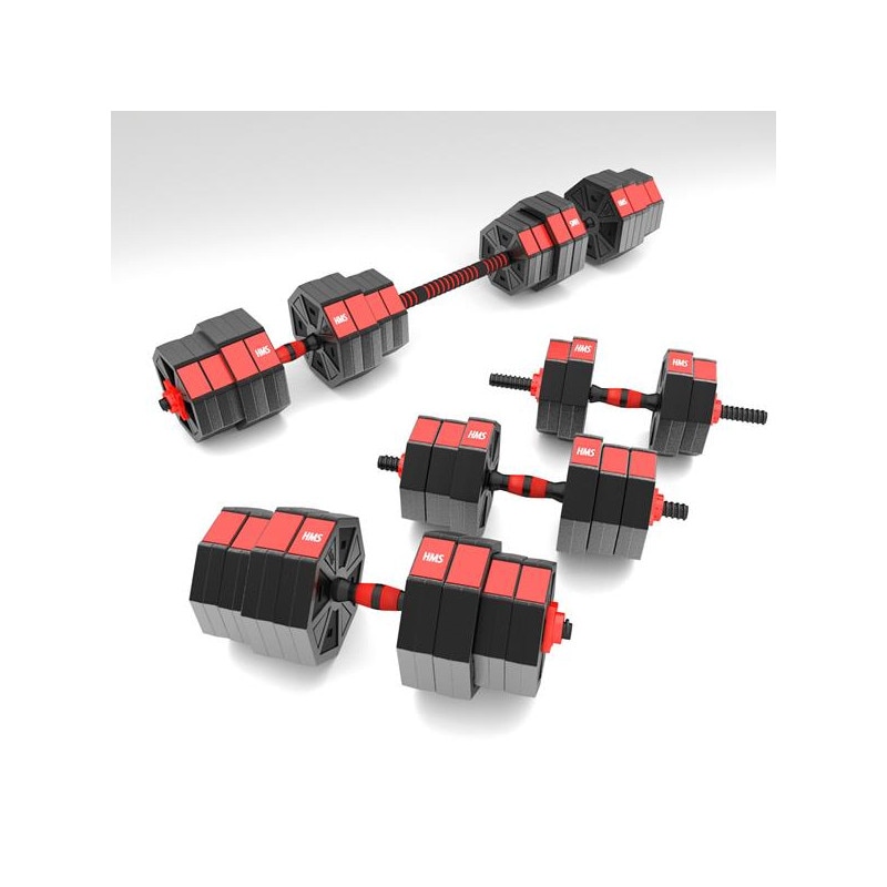 Set Haltera si Gantere HMS SGC40 40 kg - eMAG.ro