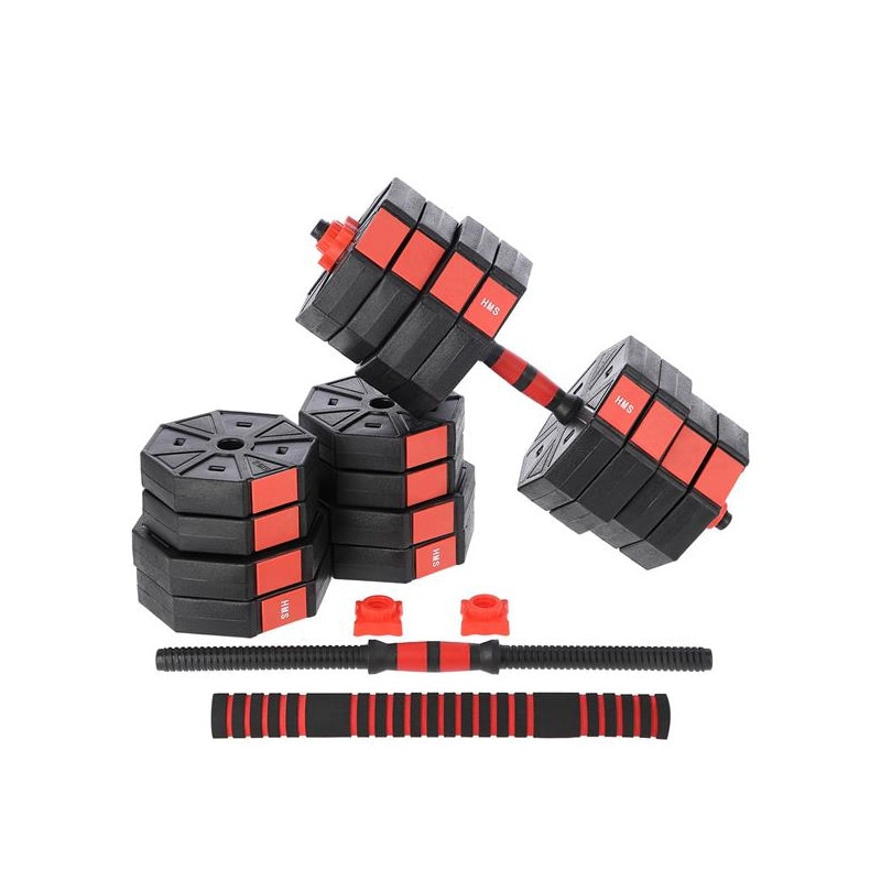 Set Haltera si Gantere HMS SGC40 40 kg - eMAG.ro