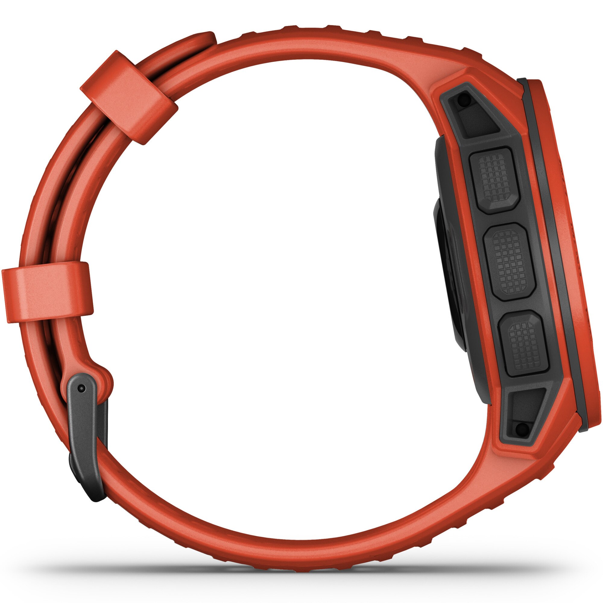 Ceas smartwatch Garmin Instinct Solar, GPS, Flame Red - eMAG.ro