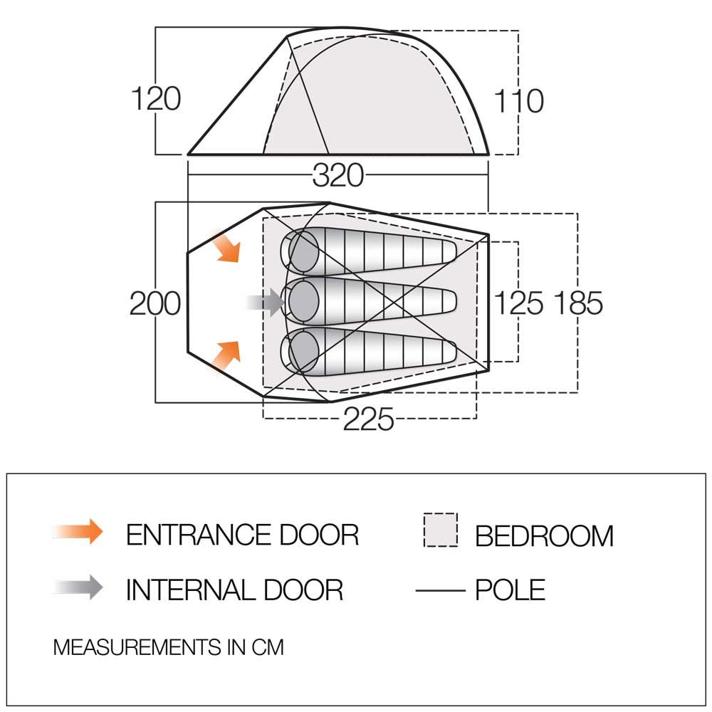 Cort Vango Mirage PRO 300 - eMAG.ro