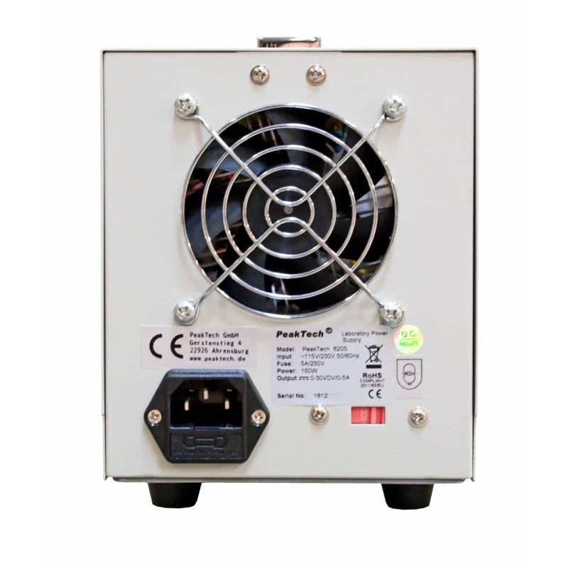 Sursa laborator 0-30V/0-5A P6205 Peaktech - eMAG.ro