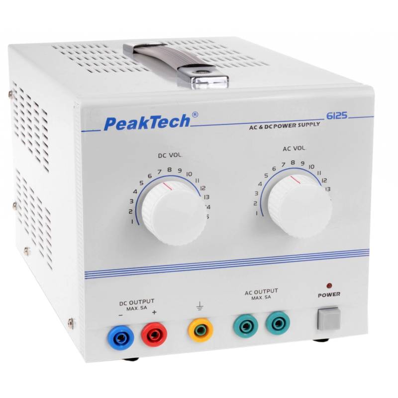Sursa laborator 1-15V/5A P6125 Peaktech - eMAG.ro