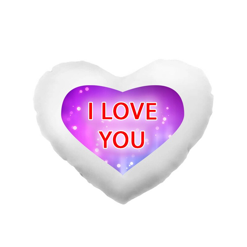 Perna alba in forma de inima personalizata I love You, Pop Radu Daniel ...