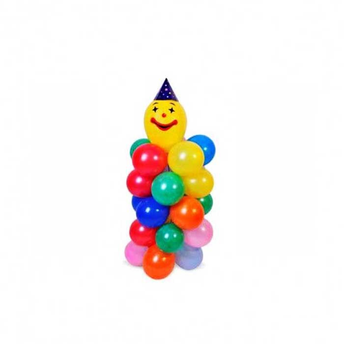 Set 100 Baloane multicolore din latex pentru modelaj + Pompa manuala ...