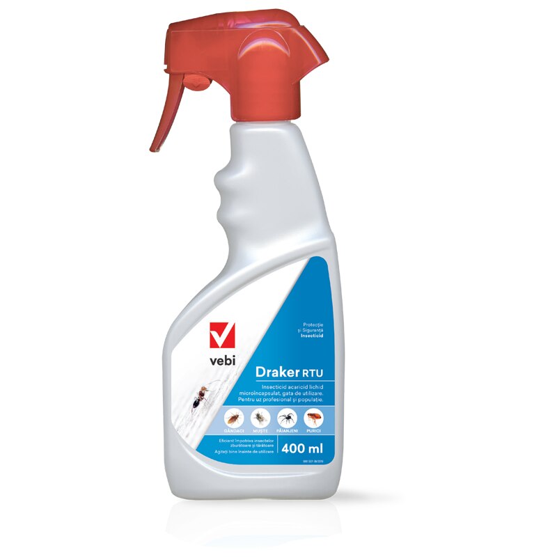 Set Insecticide Spray Draker Rtu, 400ml + Draker 10.2, 50 ml anti ...