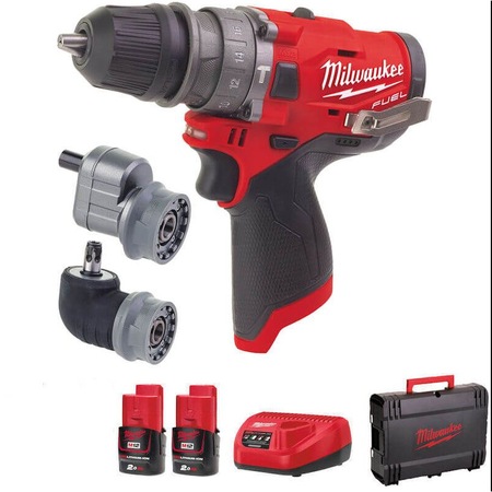 Ударен безчетков винтоверт с приставки Milwaukee M12FPDXKIT-202X - eMAG.bg