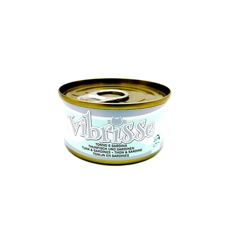 Set hrana umeda pentru pisici, Vibrisse, ton si sardine, 6x70 g ...