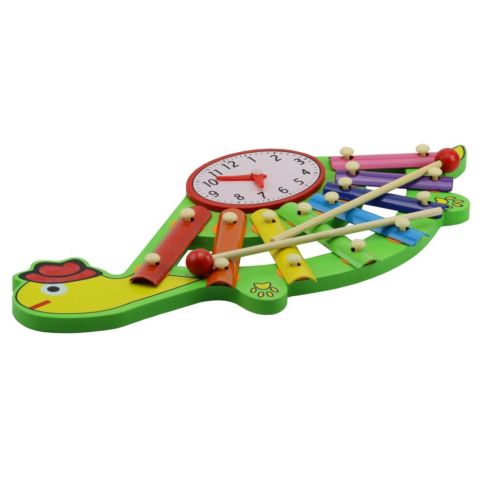 Xilofon OnemisFlot broscuta uriasa, 8 note, 2 bete, lemn - eMAG.ro