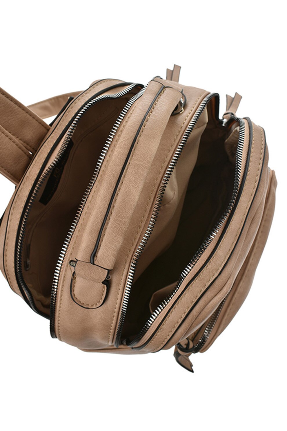 Francesca Rossi, Раница от еко кожа с регулируеми презрамки, Светло ...