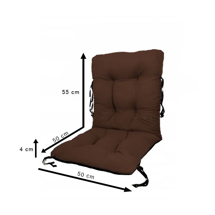 Set 2 Perne sezut/spatar pentru scaun de gradina sau balansoar ...