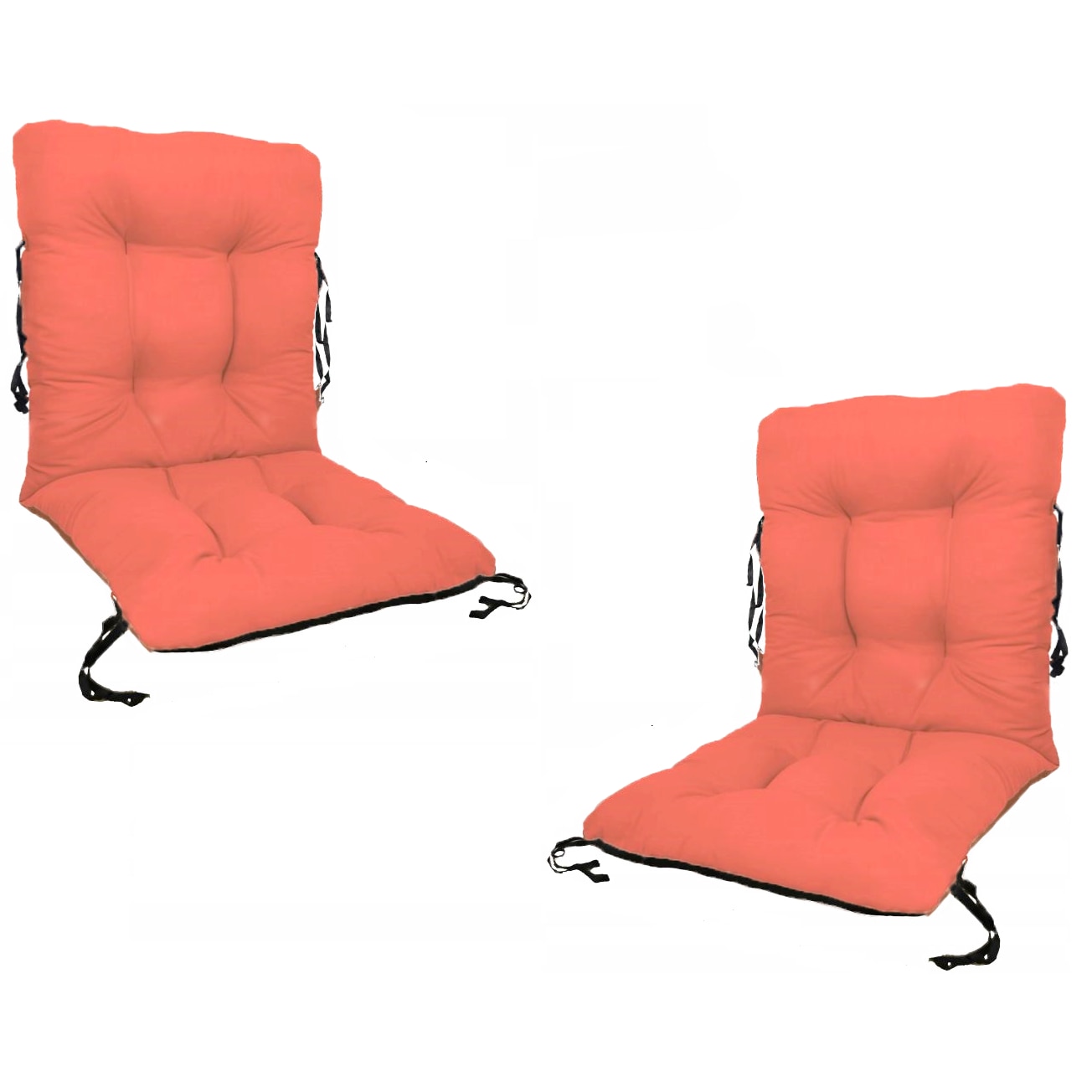 Set 2 Perne sezut/spatar pentru scaun de gradina sau balansoar ...