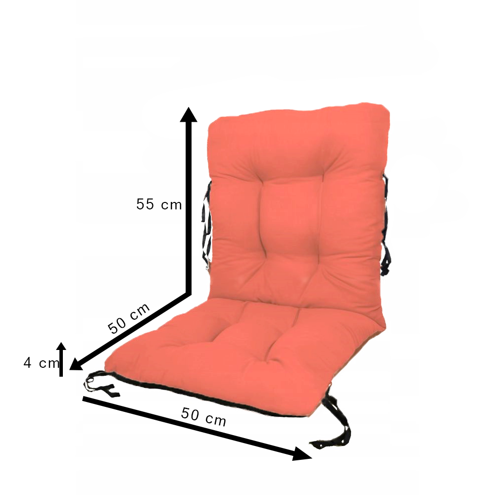 Set 2 Perne sezut/spatar pentru scaun de gradina sau balansoar ...