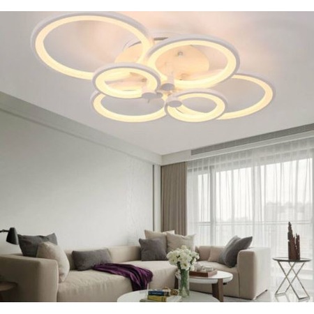 Lustra Led Cerc 2X3 Dimabila cu telecomanda - eMAG.ro