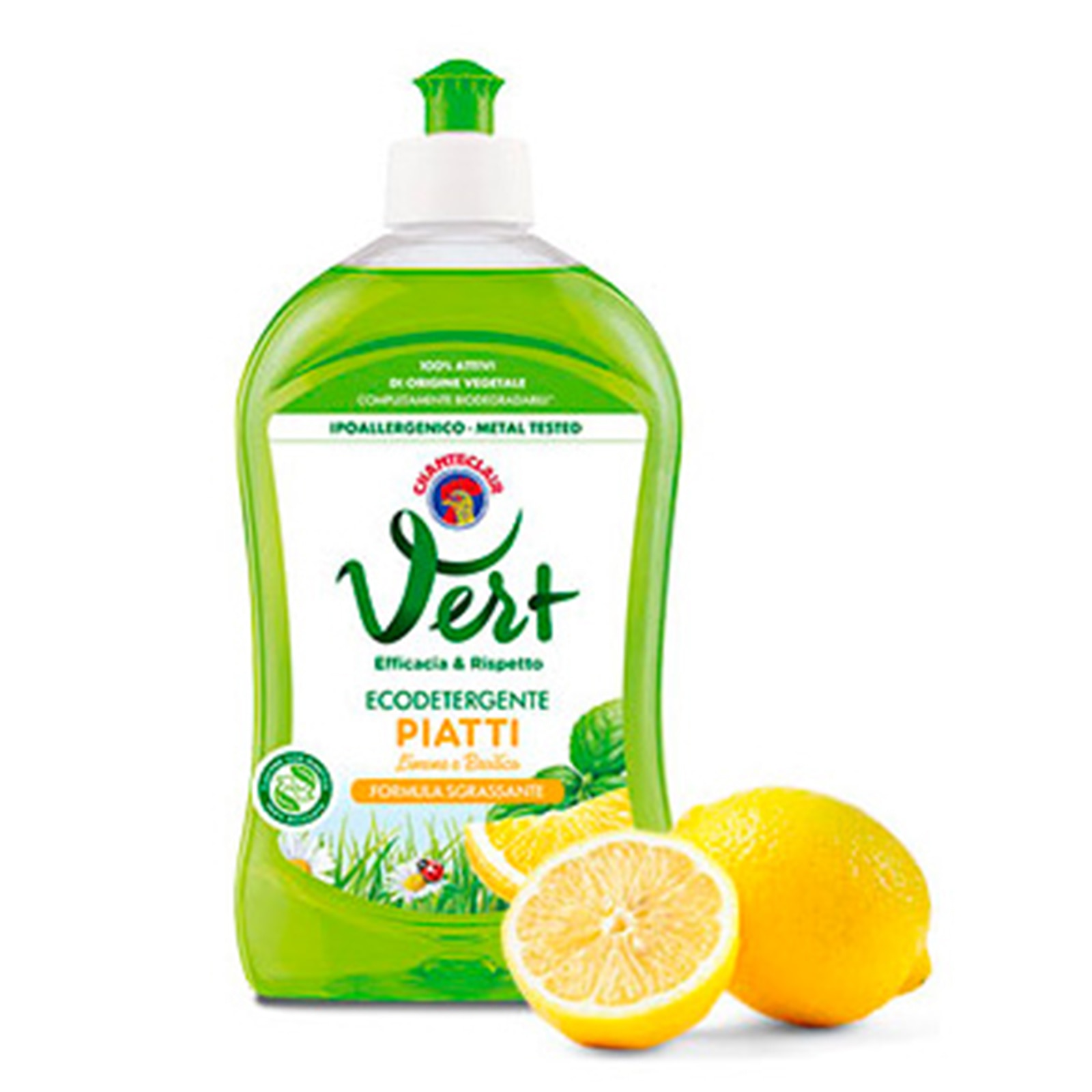 Detergent Vase lichid Eco Chante Clair Vert, 500ml - eMAG.ro