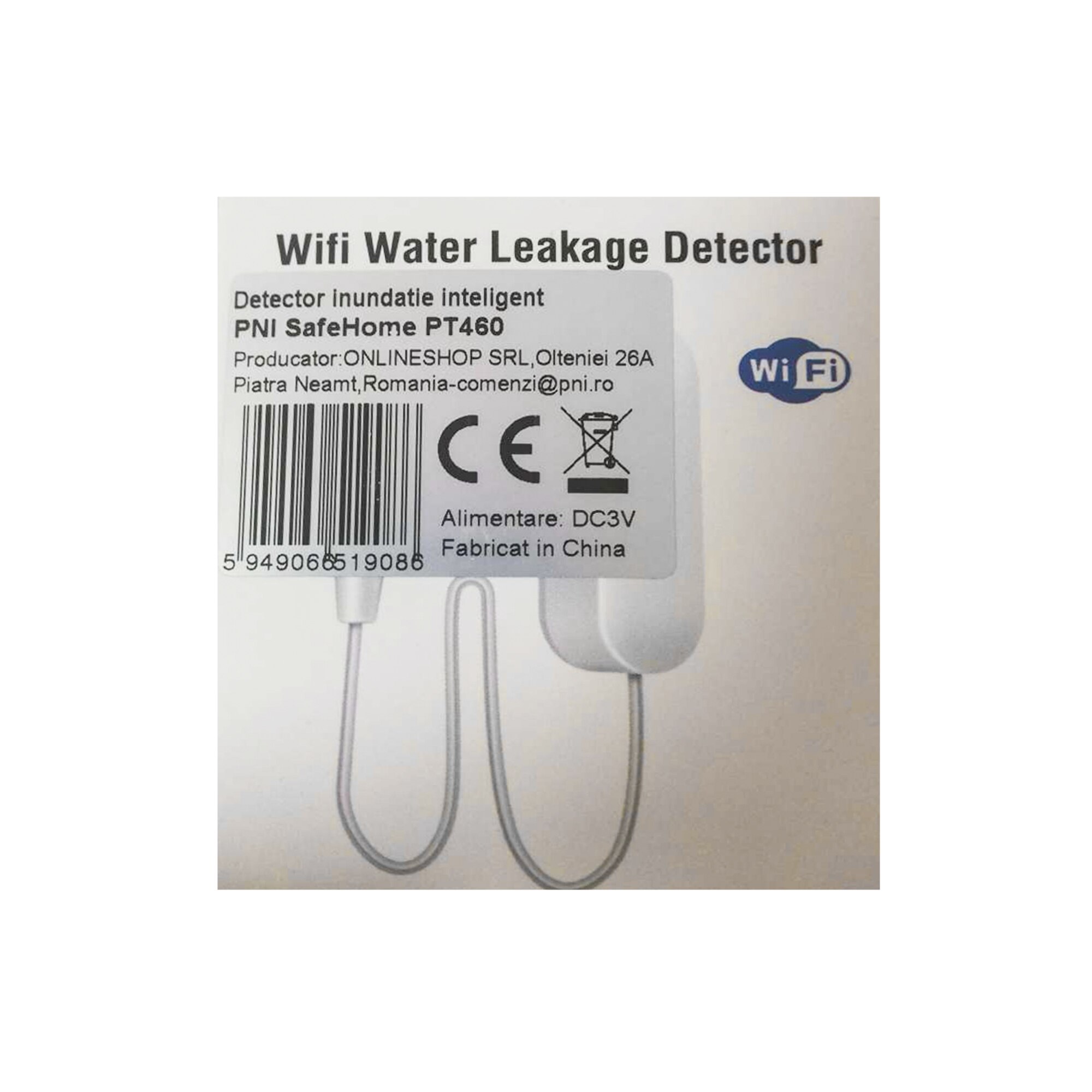 Detector inundatie inteligent PNI SafeHome PT460 WiFi alerta prin ...