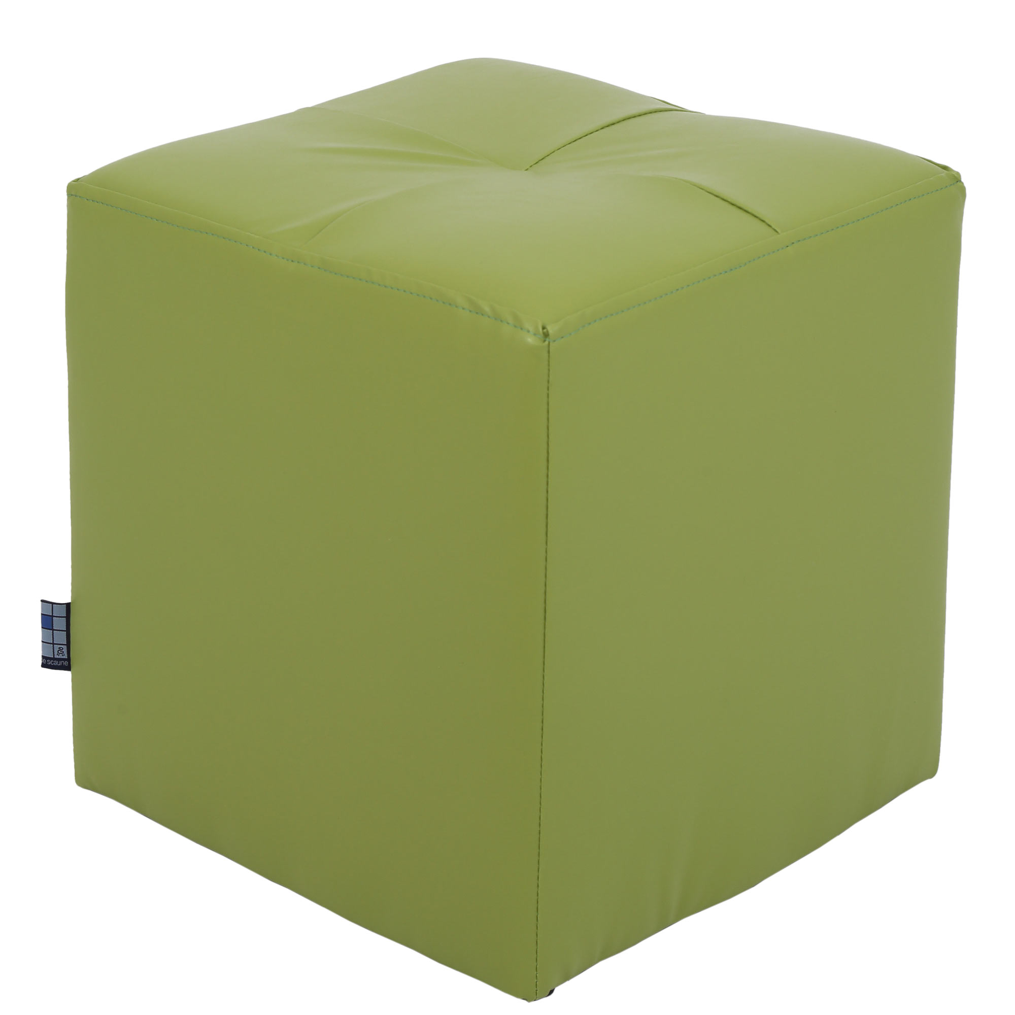 Taburet Cool, piele ecologica Verde - eMAG.ro