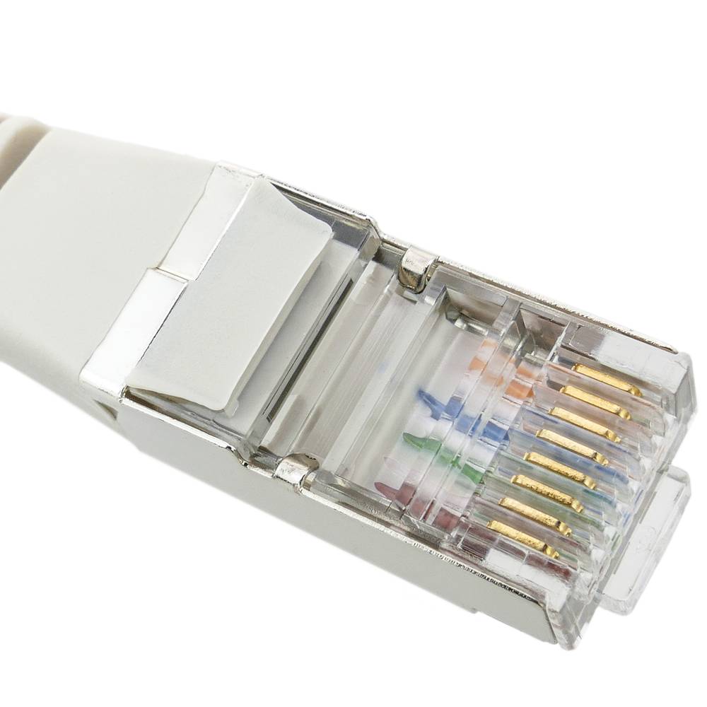 Cablu FTP LanKATT Patch cord cat. 5e, 5m, cupru 100%, ecranat, mufa ...