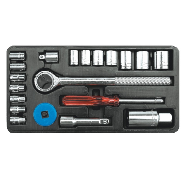 Trusa Chei Tubulare 21 Piese - Antrenor Vorel 58210 - eMAG.ro